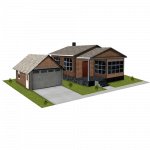 OO n HO scale miniature houses - Model Buildings
